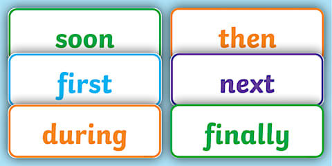 Time Sequencers and Connectors Exercises PDFs | Twinkl