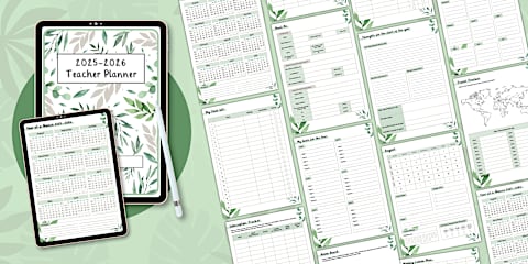 Essential Teacher Planner 2026: Interactive Digital Edition