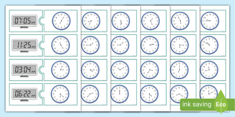Digital Time Matching Puzzle