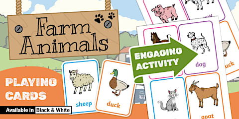 My First Sounds Flashcards - Farm Animals