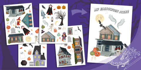 Draw Halloween Art Activity Pack