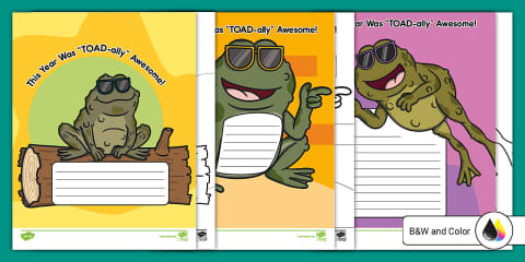 This Year Was "TOAD-ally" Awesome Bulletin Board Pack