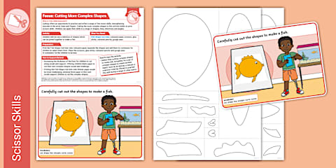 2D Shapes Fish Activity