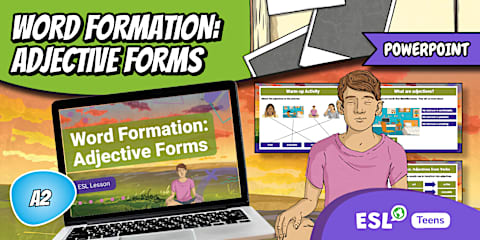 ESL Suffix Lesson for Intermediate Learners: Nouns [Teens, B1]