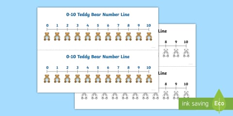 Teddy Bear 0-20 Number Cards