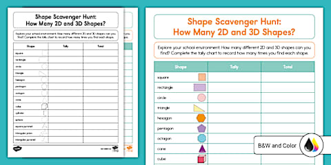 First Grade 3D Shapes I Have, Who Has Game