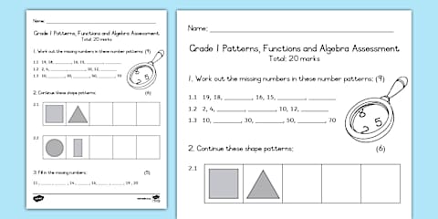 Counting Backwards Activity Sheet