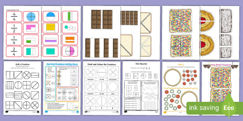 Fun Food Fractions Lesson Pack