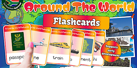Preschool: Around the World: Fact Cards