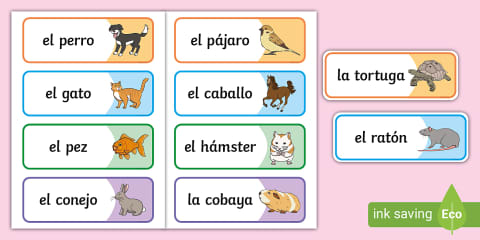 Spanish Animals Posters