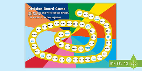 Division Facts Loop Cards
