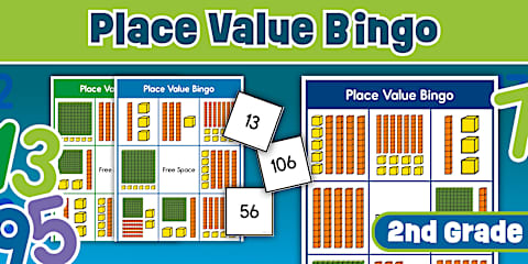 Second Grade Math Place Value Showdown Card Game