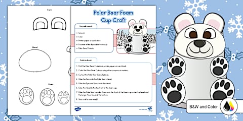 Polar Animals Gross Motor Activity Cards