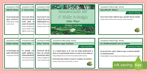 Bilingual Gaelic Language Motions for Debate Cards