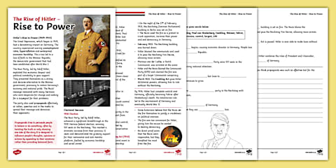 The Rise of Hitler Lesson Pack