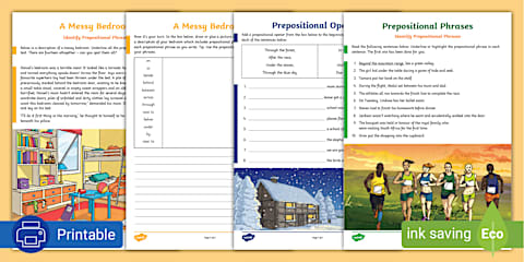 Prepositions Activity KS2 Warm-Up PowerPoint