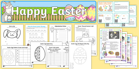 Year 3 Easter Themed Math Resource Pack - Australia Easter Maths ...