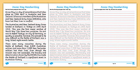 Anzac Day Resource Pack (Years 3-6)