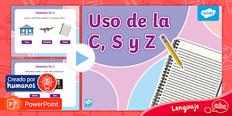 Cuadernillo: Actividades ortográficas, ¿c, s o z?