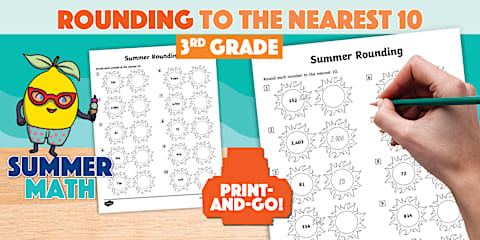 Rounding to the Nearest 100 With 3 and 4-Digit Numbers Worksheet for ...