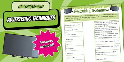 Advertising Analysis Template