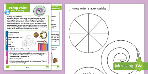 Pinwheel Activity Template and Instructions