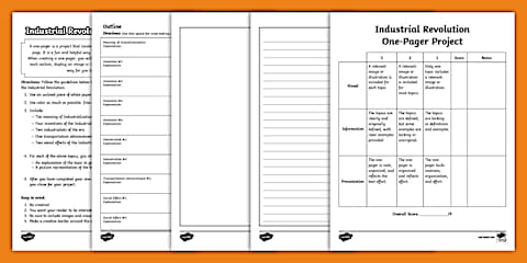Eighth Grade Industrial Revolution Inventions and Inventors Matching ...