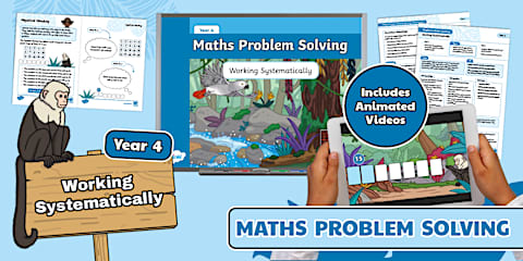 Maths Problem Solving: Spotting Patterns: Year 4: Unit Pack