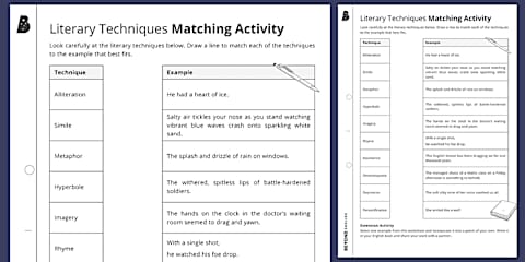 Language Techniques Reference Sheet