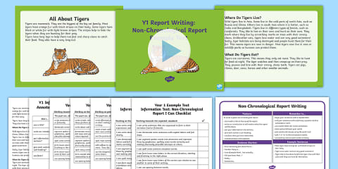 F-2 Features of a Non-Chronological Report Poster