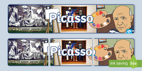 Pablo Picasso Poster Art Resource - KS1 - Twinkl