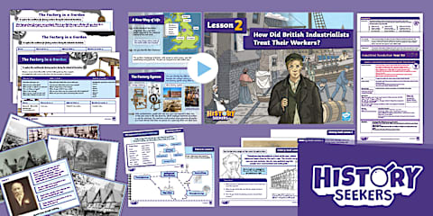 History Seekers: UKS2: Industrial Revolution Lesson 1 Causes and ...
