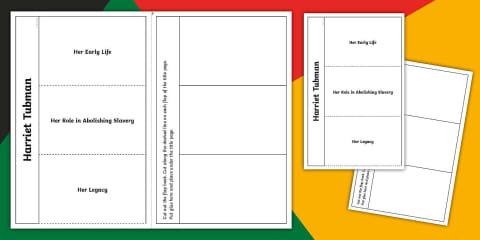 Harriet Tubman Fact File, Harriet Tubman