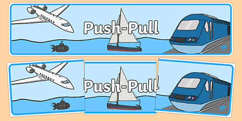 Push, Pull Word Wall Display Cards - australia, Australian Curriculum ...