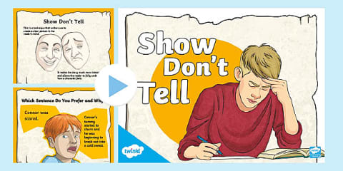 Show Don't Tell: Writing Composition Worksheet