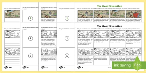 The Good Samaritan Story Cut-Outs