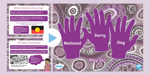 Activities to Support Teaching on the Picture Book Sorry Day