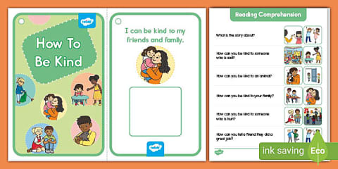 Sharing Kindness Emergent Reader | Kindergarten | Twinkl USA