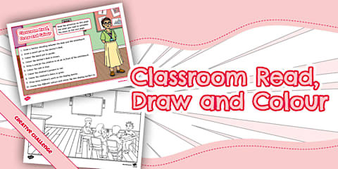 Draw the Elements of Art Activity Sheet
