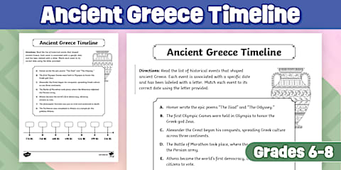 Sixth Grade Daily Life in Ancient Greece Reading Passage Comprehension ...