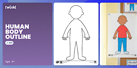 Back to School - All About Me Person Template