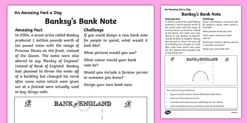 Design a Banknote Worksheet