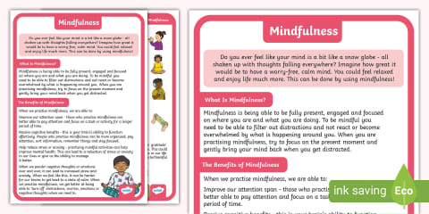 Mindfulness Differentiated Reading Comprehension