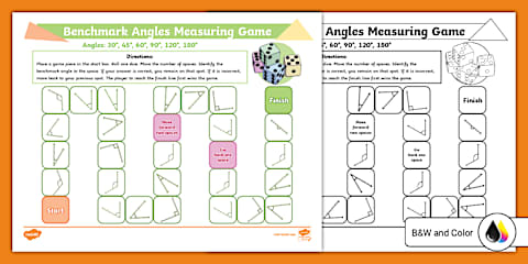 Fourth Grade Find the Missing Angles Worksheet