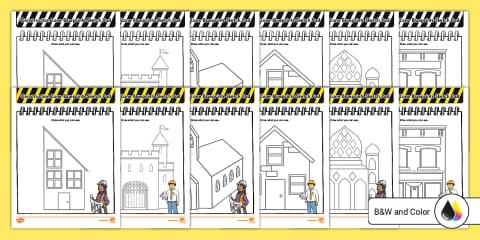 Build a House Using Shapes Activity