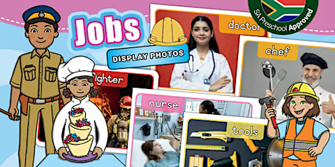 Preschool: Jobs/Occupation - Colouring Sheet