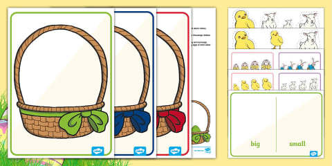 Easter Eggs 1 to 20 Graduating Size Display Posters