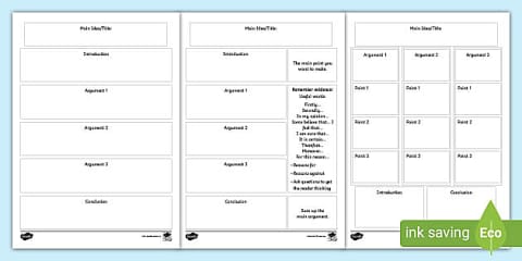 Persuasive Writing Flash Cards