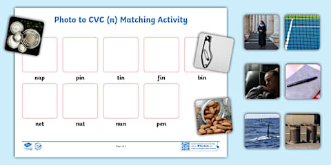 Photo to CVC (i) Matching Activity