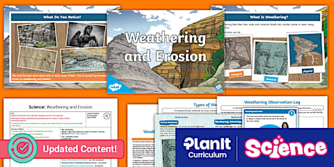 Gr 5 NS: Sedimentary Rock: Weathering, Erosion, Deposition: Poster